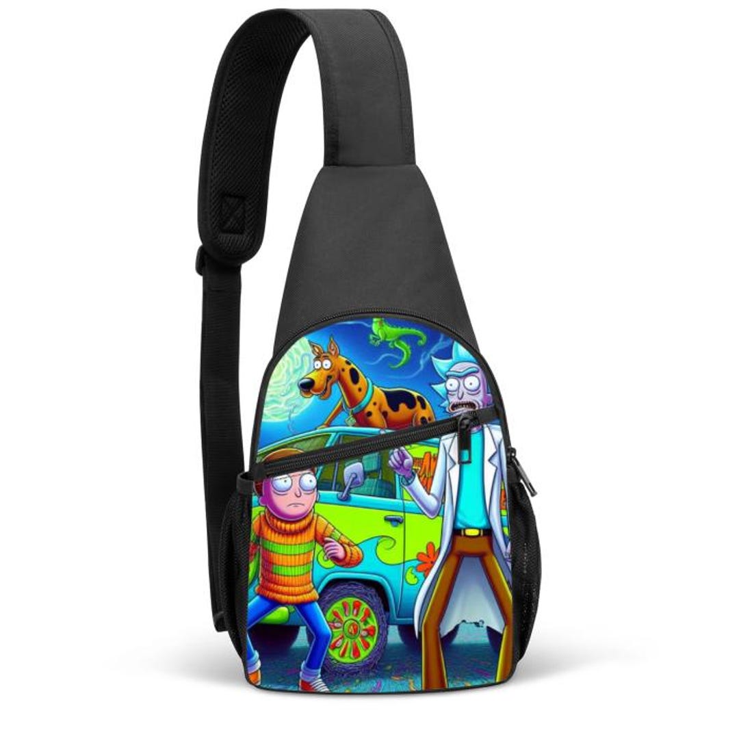New Rick and Morty / Scooby Doo Chest Bag - Etsy