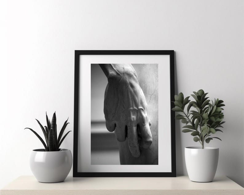 Hand of David | Italy | Michelangelo | Rustic Wall Art | Sculpture ...