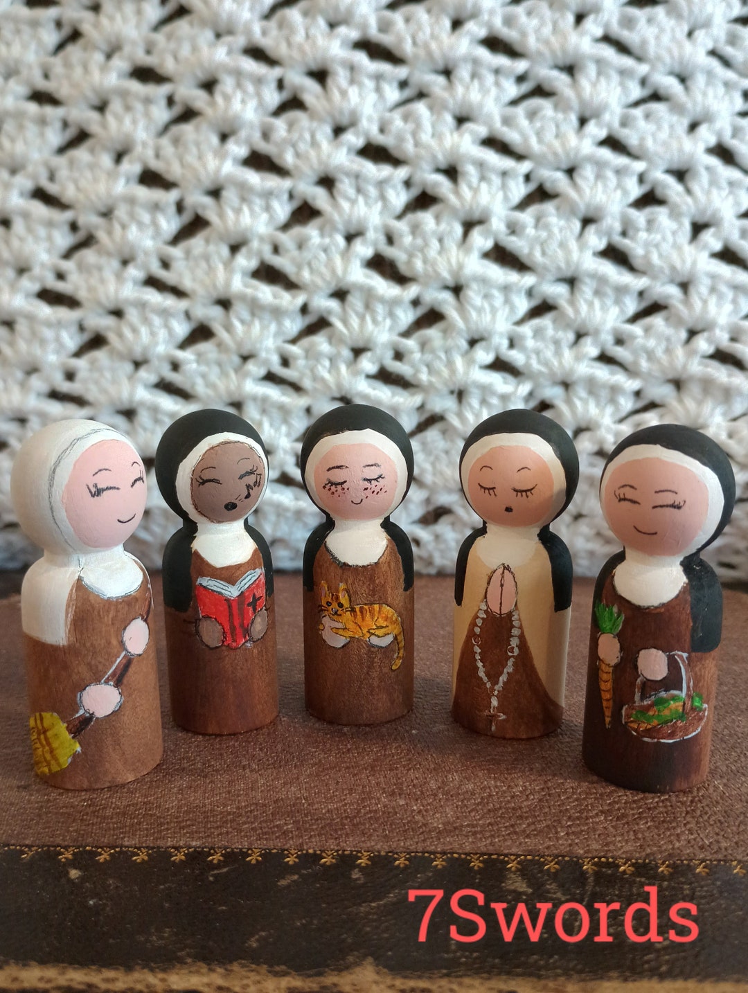The Little Sisters Handmade Catholic Nun Peg Doll Carmelite - Etsy