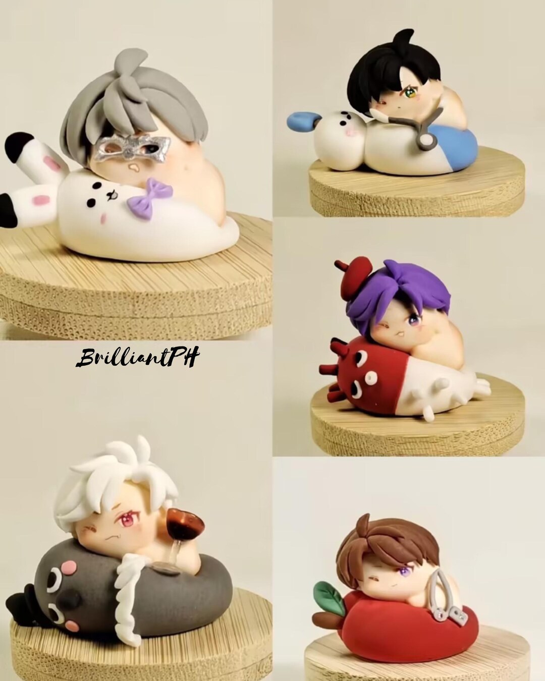 Love and Deep Space Clay Model, Clay Figure, Game Character Clay ...