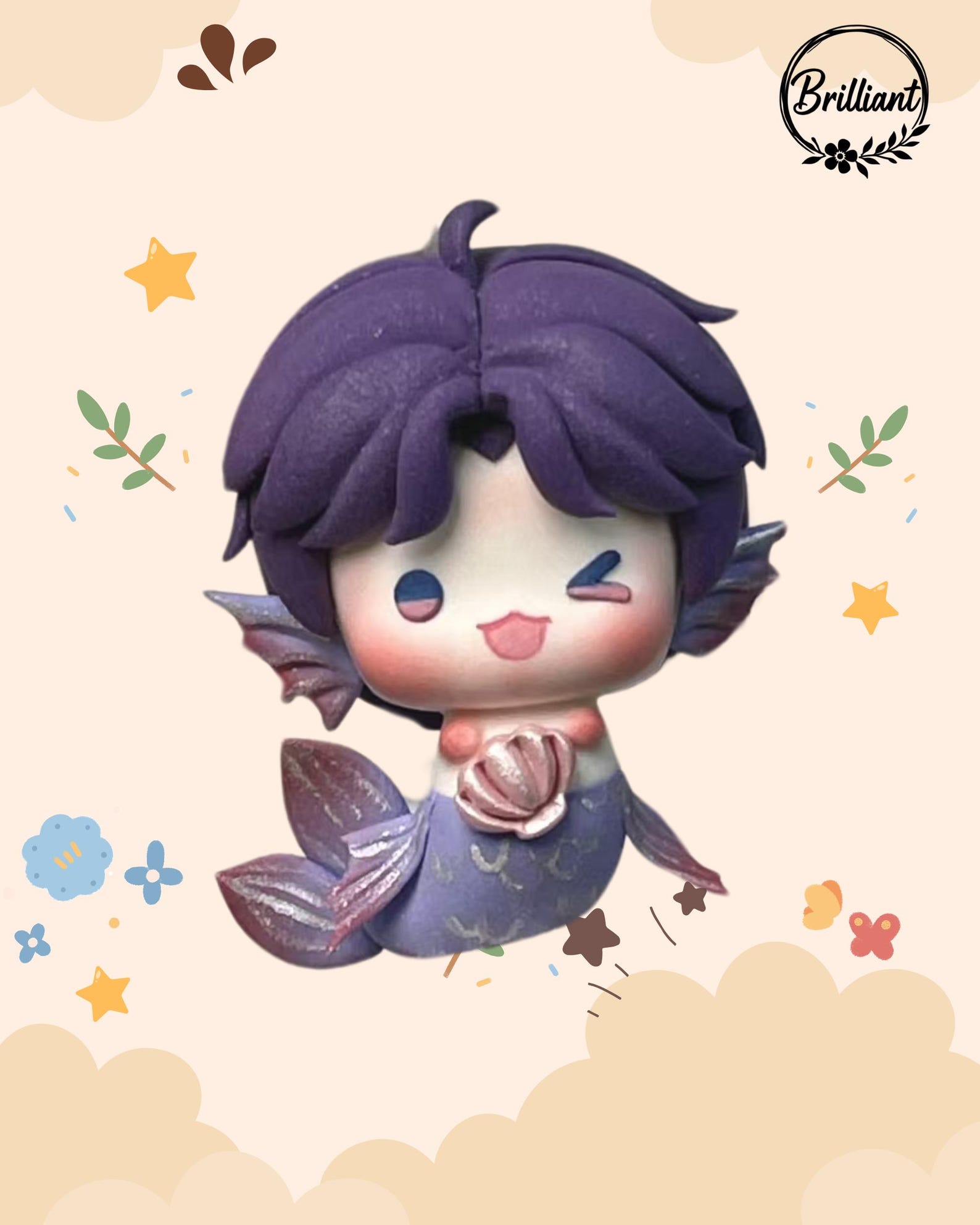 Love and Deep Space Clay Model, Qi Yu Clay Model, Cute Clay Model, Clay ...