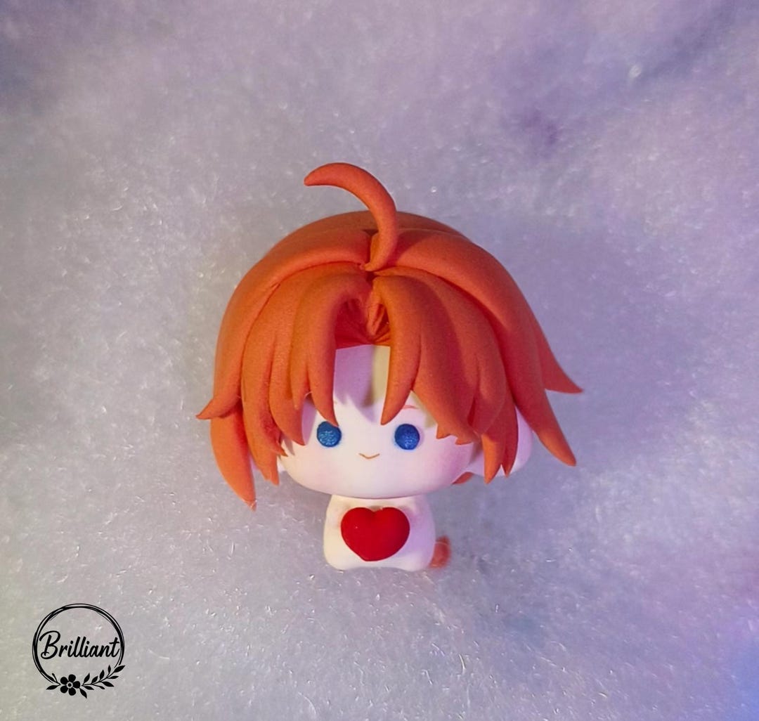 Anime Clay Models, Clay Figures, Anime Character Clay, Handmade Clay ...