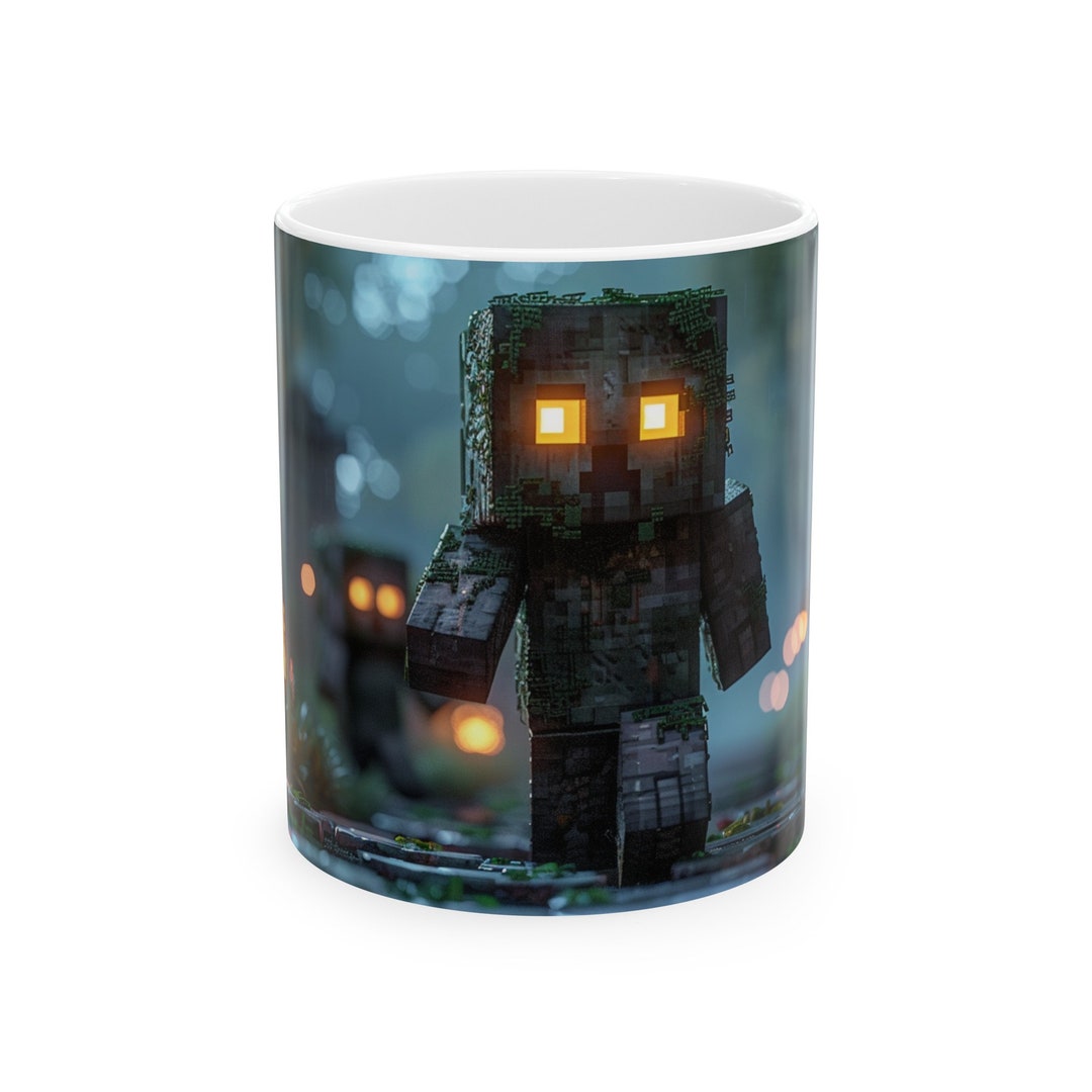 Minecraft Mug, Coffee Mug, Game Mug, Video Game Mug, Minecraft ...