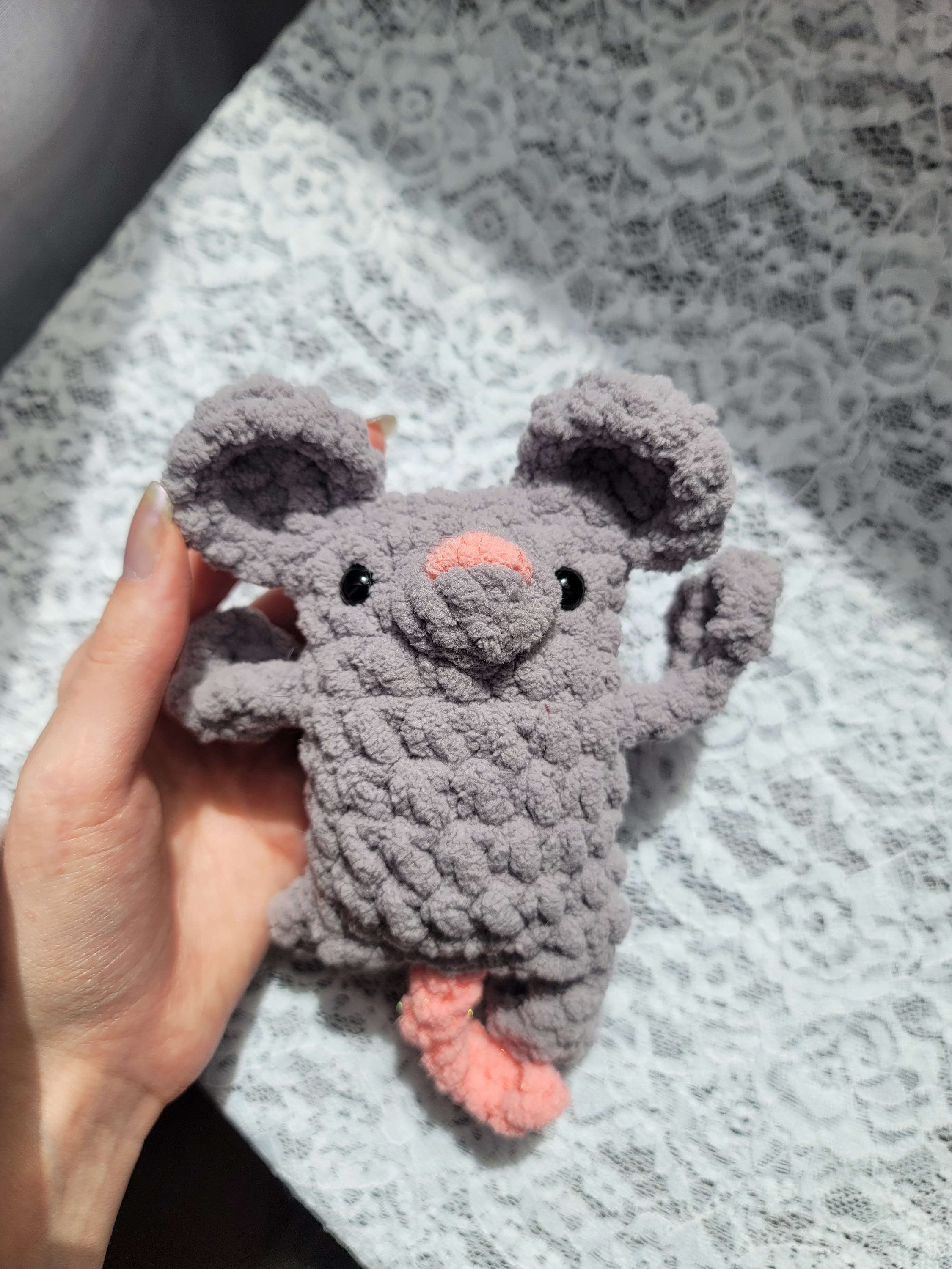 Doodle Rats Physical Item Crochet Amigurumi Pocket Pal Desk Buddy ...