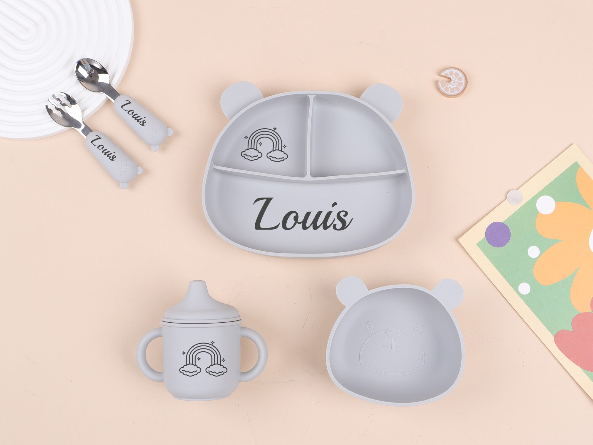 Childrens feeding sets store
