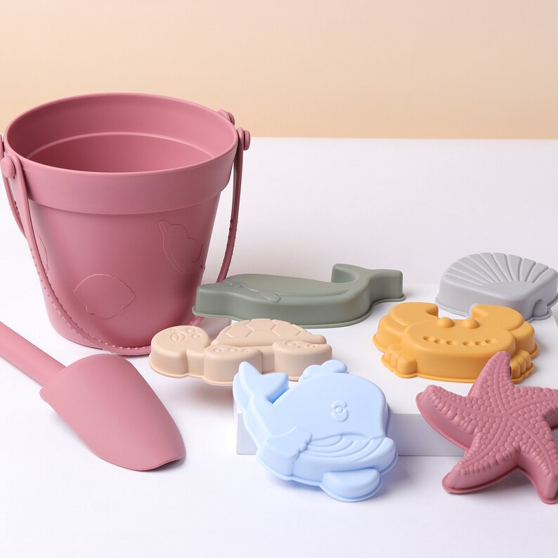 Personalized Silicone Summer Kids Beach Set, Custom Silicone Beach ...