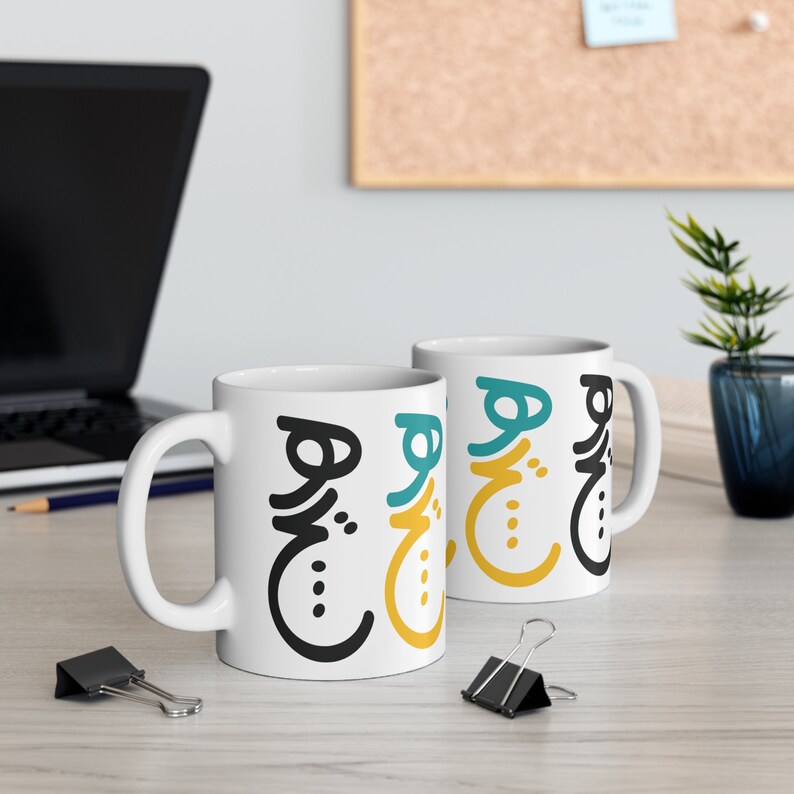 Farsi Hich Coffee Mugs / ماگ فارسی هیچ / Persian Tea Mugs / Iranian ...