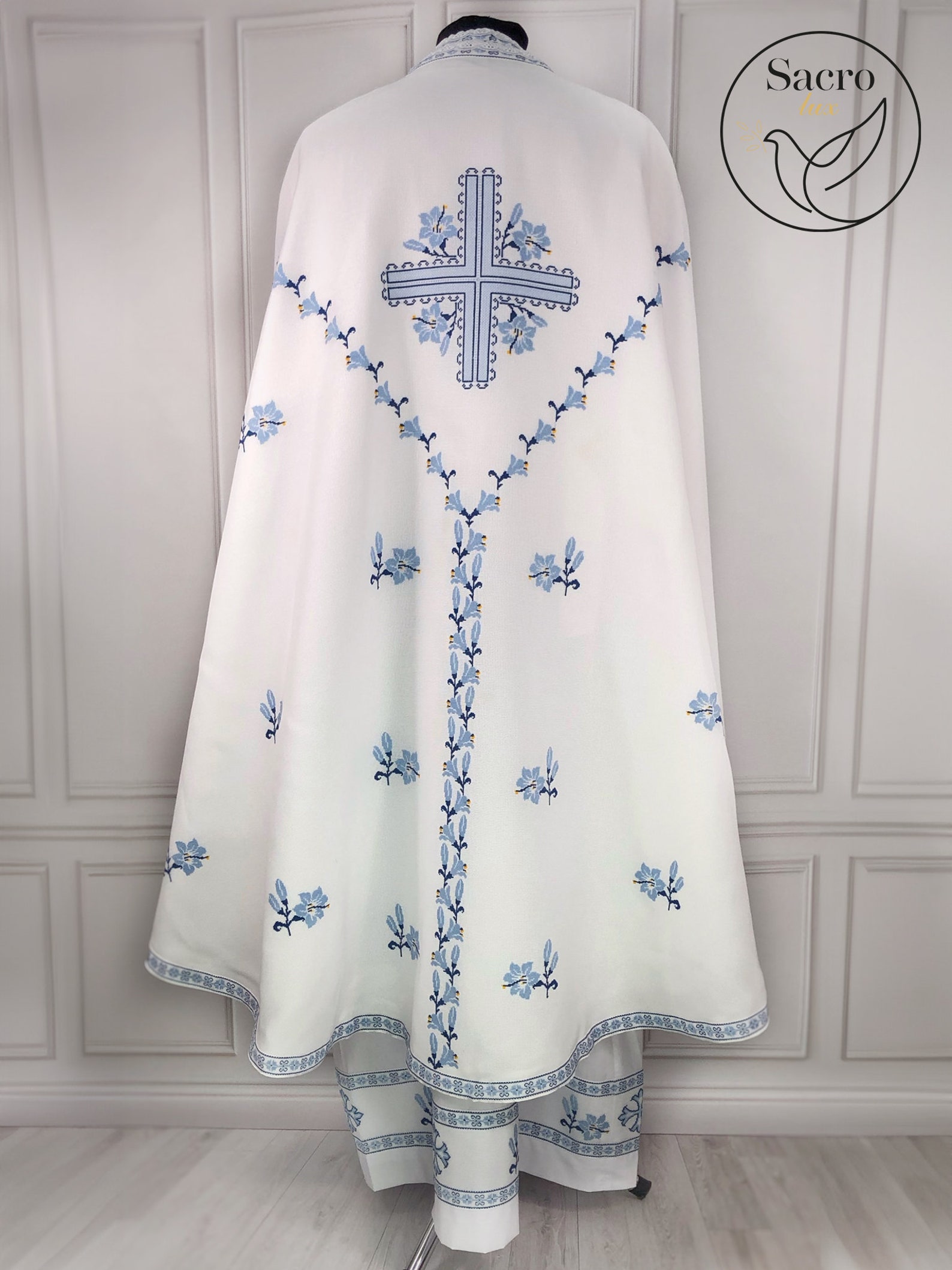 Orthodox Priest Robe Set, Clergy Vestments, Handmade Priest Vestment ...