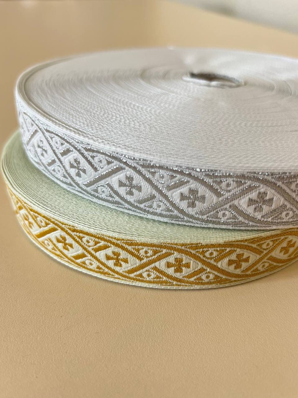 Vestments Trim, Gold and Silver Decorative Ribbon, Liturgical Trim ...