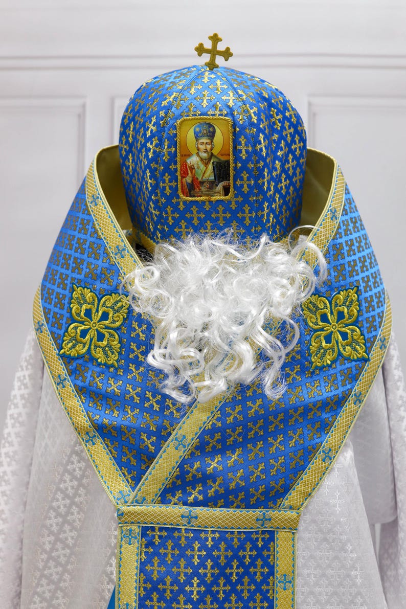 Saint Nicholas Adult Vestments, Saint Nicholas Costume Set, St ...