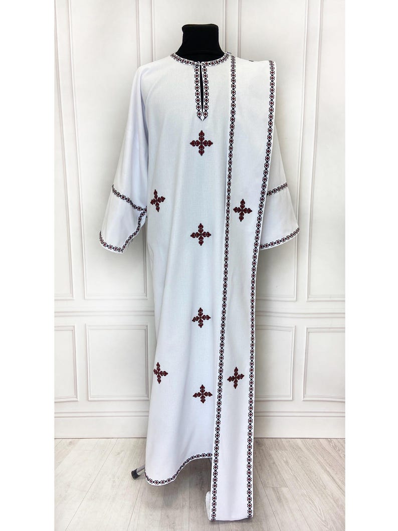 Full Embroidered Deacon Dalmatic, Altar Deacon Robe, Church Vestments ...