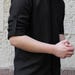Black Shirt for Priest 100% Linen, Breathable Shirt With White Collar ...