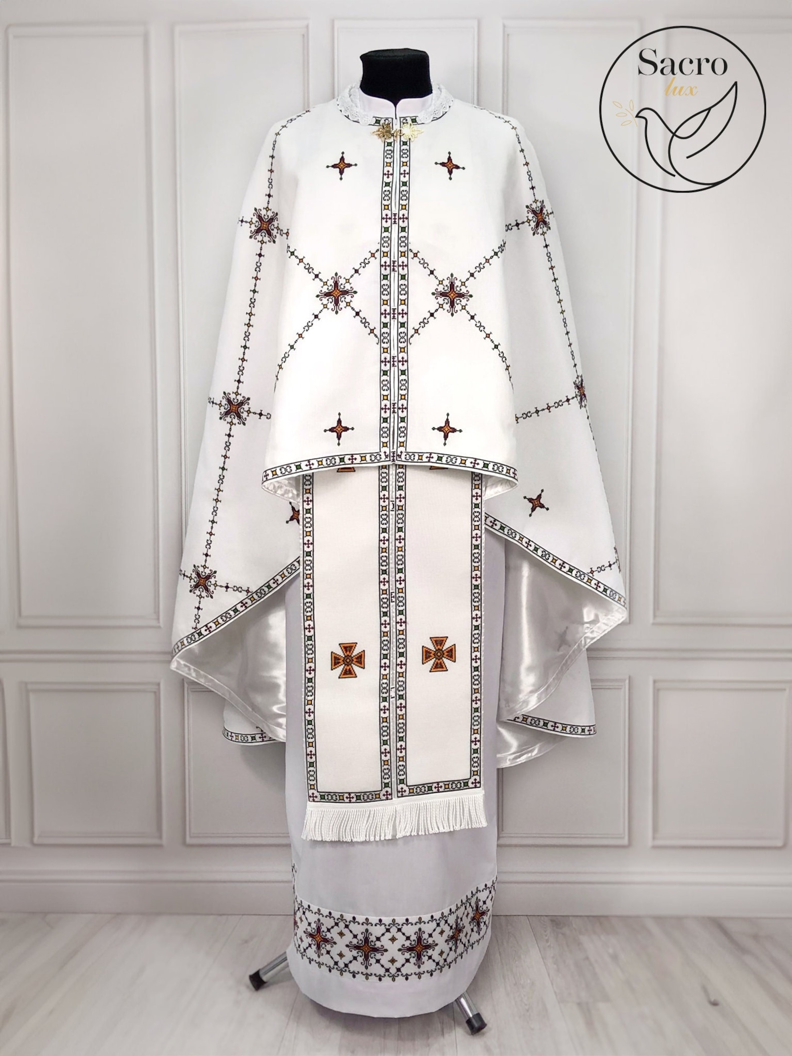 Handmade Greek Style Vestments Set, Made to Order Orthodox Vestments ...
