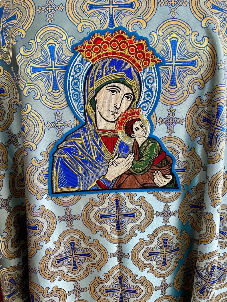 The Icon of the Holy Virgin Mary, Icons for Vestments, Virgin Mary and ...