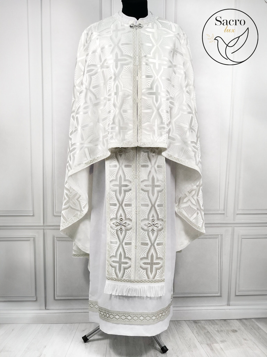 Silver Priest Cloth, Vestment for a Priest, Orthodox Garments, Church ...