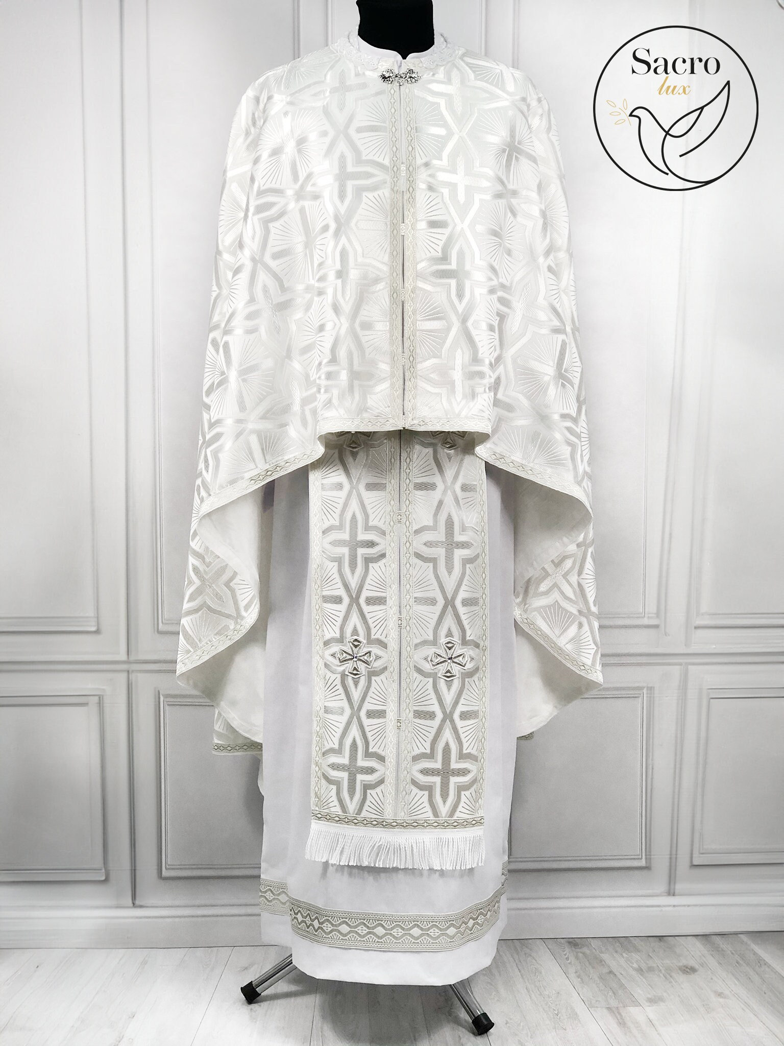 Silver Priest Cloth, Vestment for a Priest, Orthodox Garments, Church ...