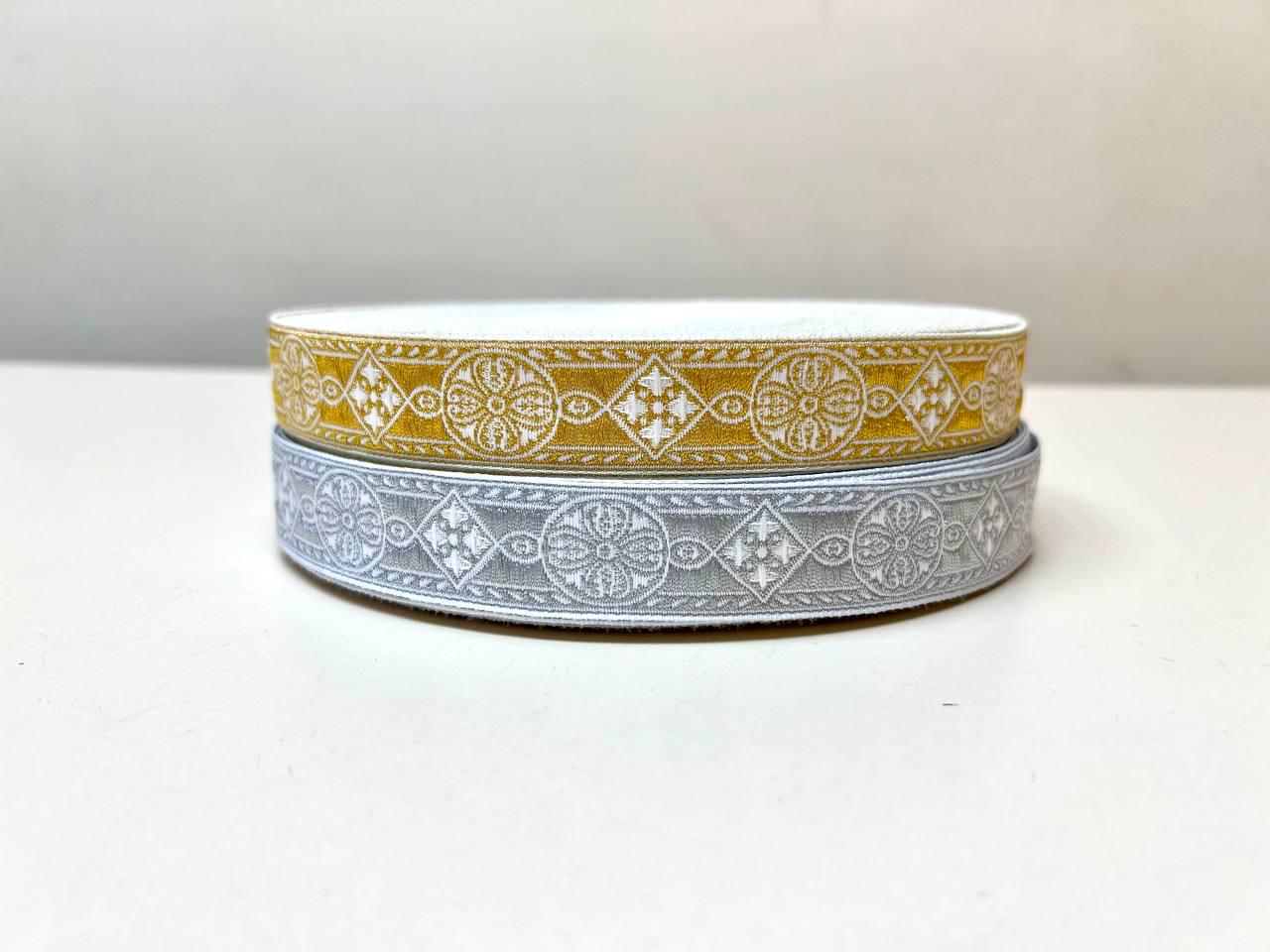 Vestments Trim, Byzantine Church Trim, Gold and Silver Decorative ...