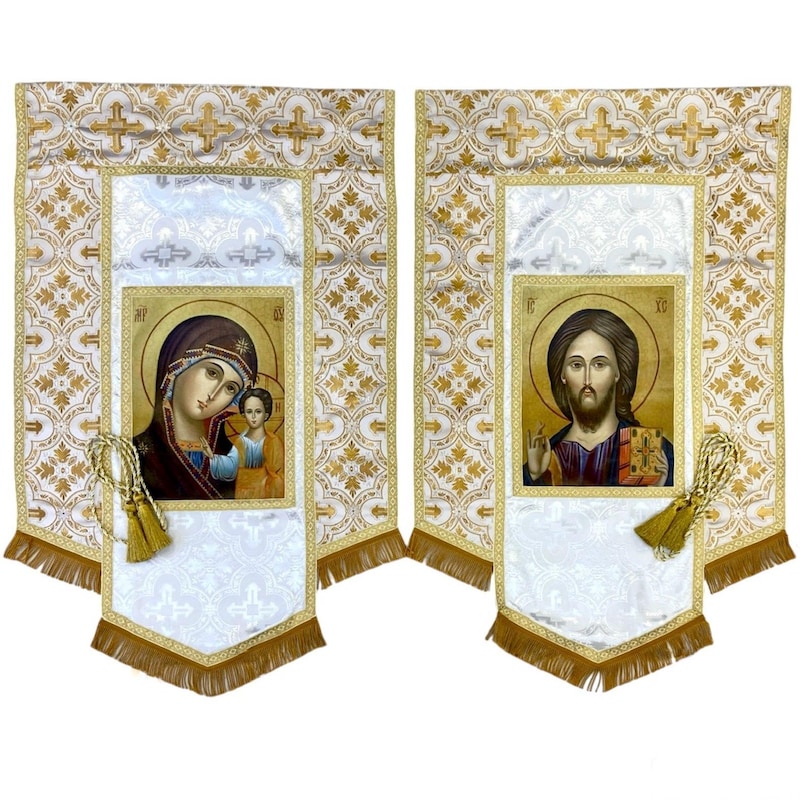 White Church Banners - Etsy