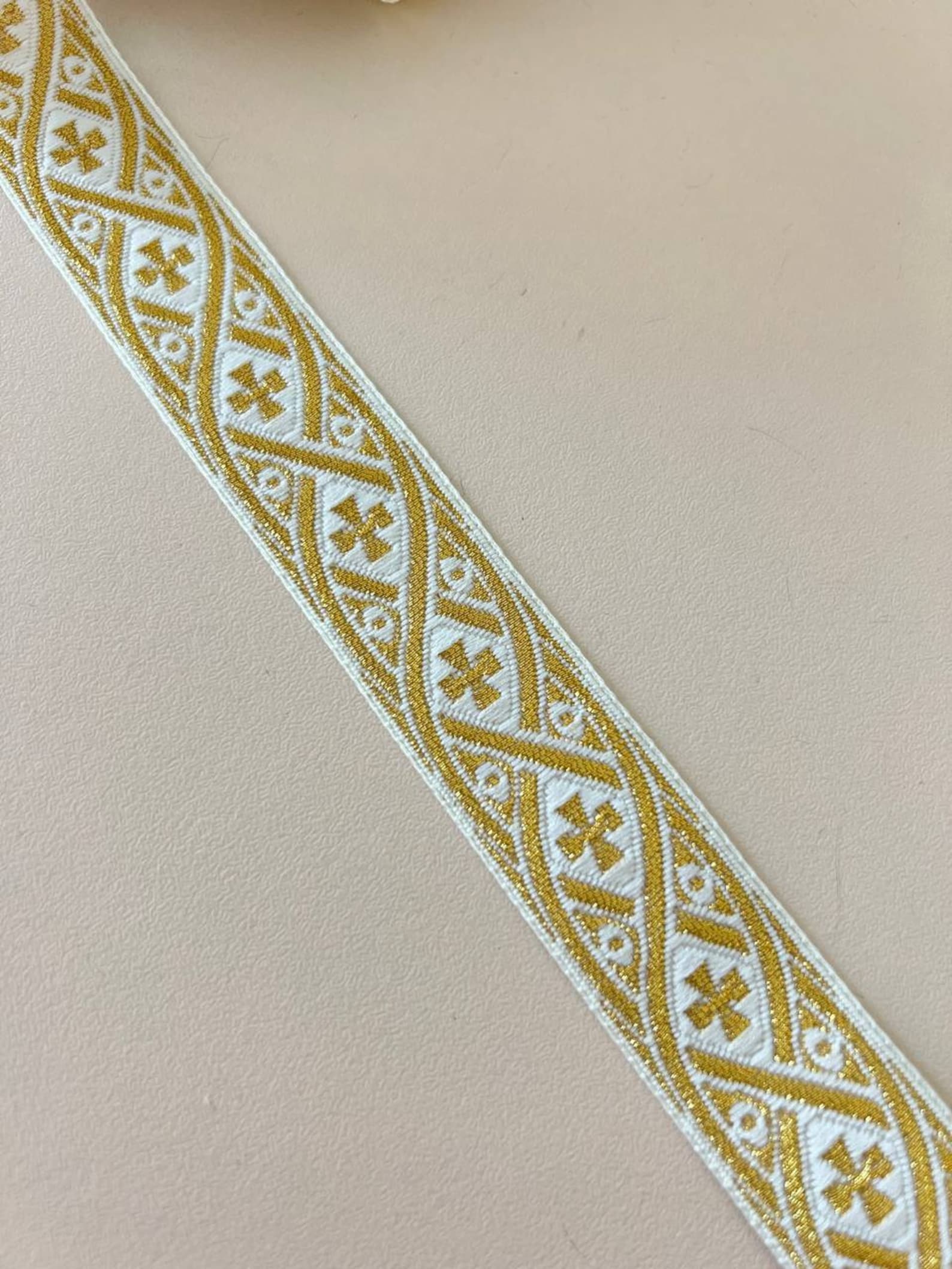 Vestments Trim, Gold and Silver Decorative Ribbon, Liturgical Trim ...