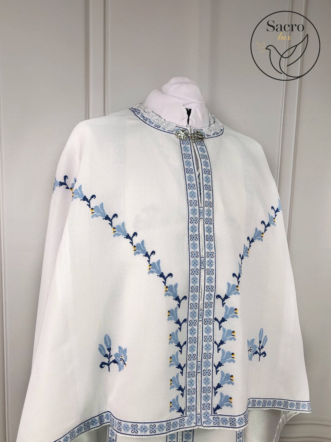 Orthodox Priest Robe Set, Clergy Vestments, Handmade Priest Vestment ...