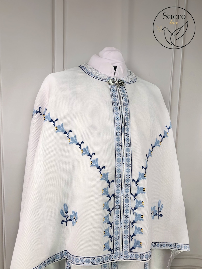 Orthodox Priest Robe Set, Clergy Vestments, Handmade Priest Vestment ...
