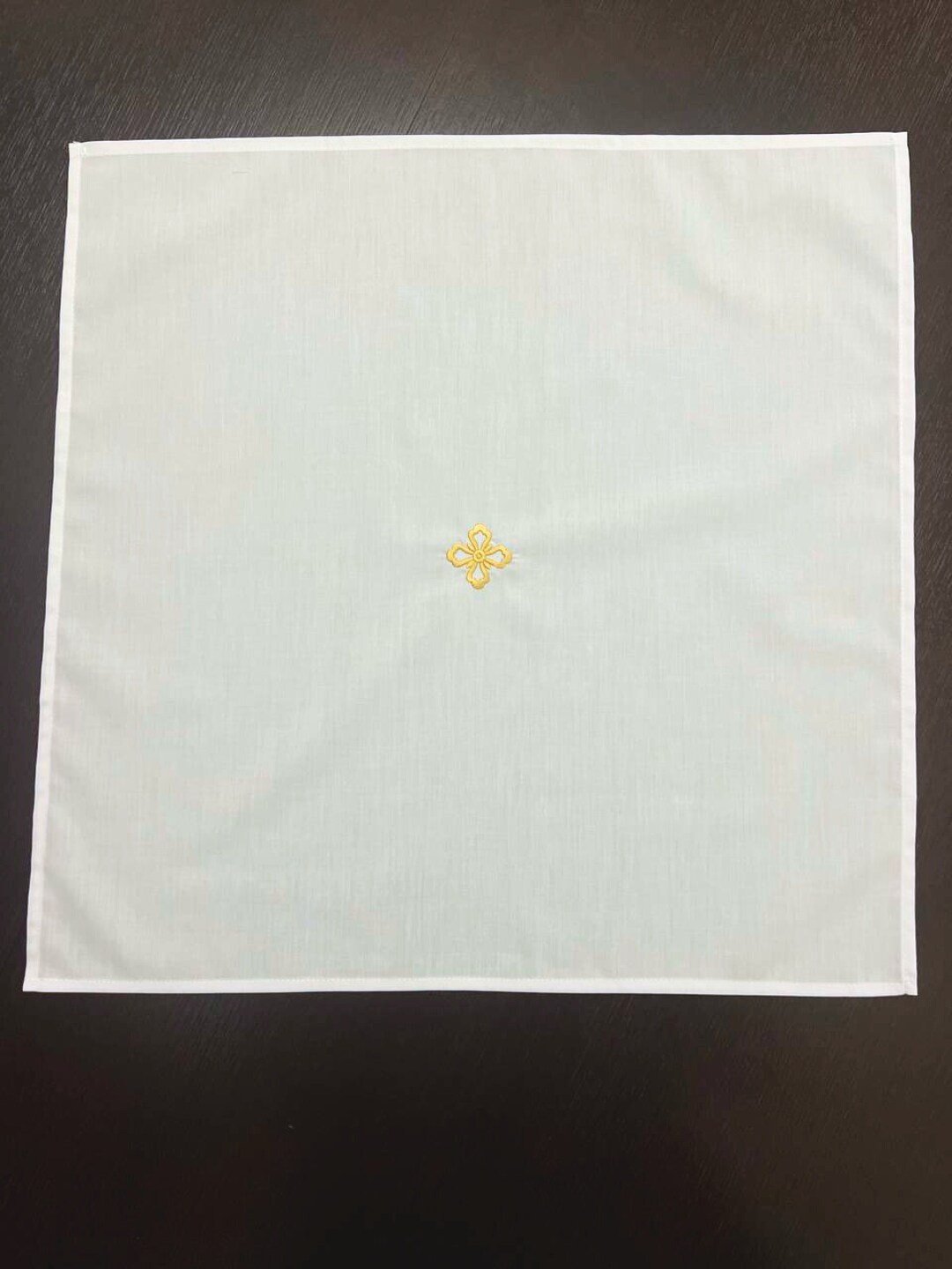 White Embroidered Orthodox Church Eileiton Cover for Antimins ...