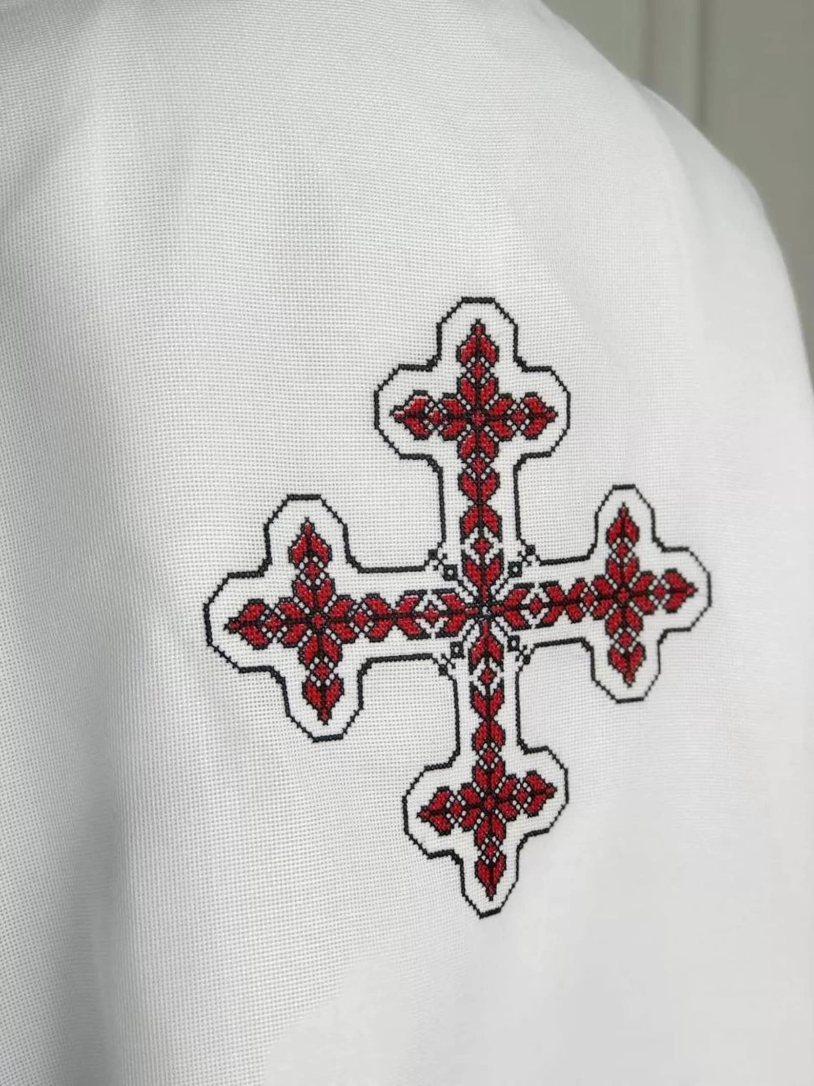 Greek Style Orthodox Cross Embroidery Vestments, Set of Vestments ...