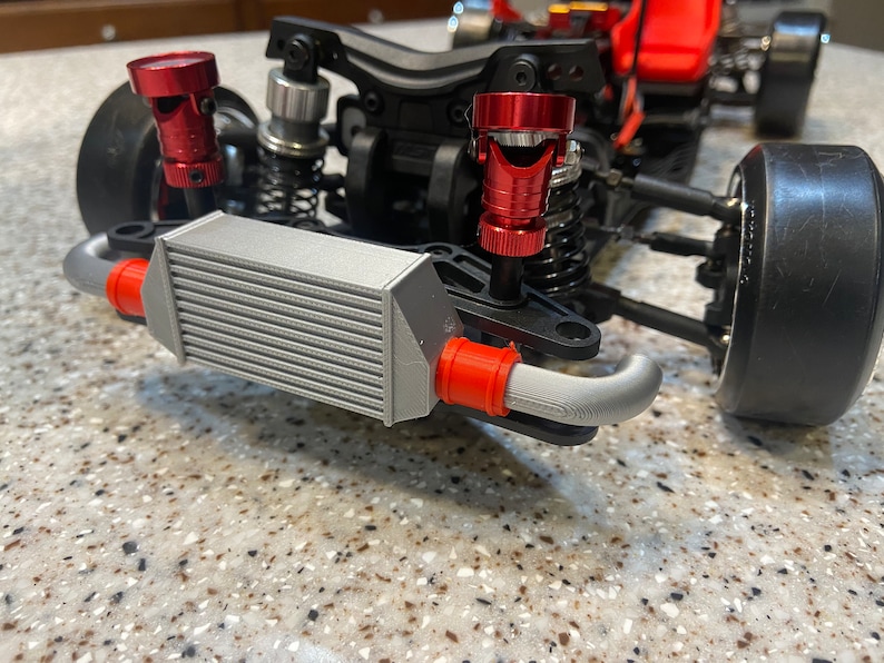 RC Drift Intercooler 1/10 Scale Black Red Blue - Etsy