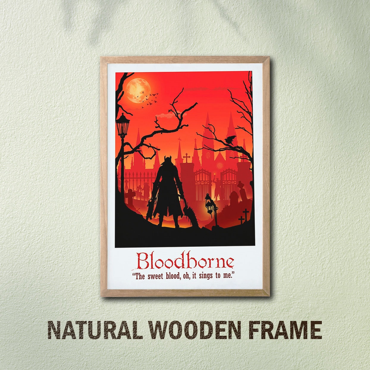 Bloodborne-bloodborne Poster-cemetery Poster-killer Monster-gamer ...