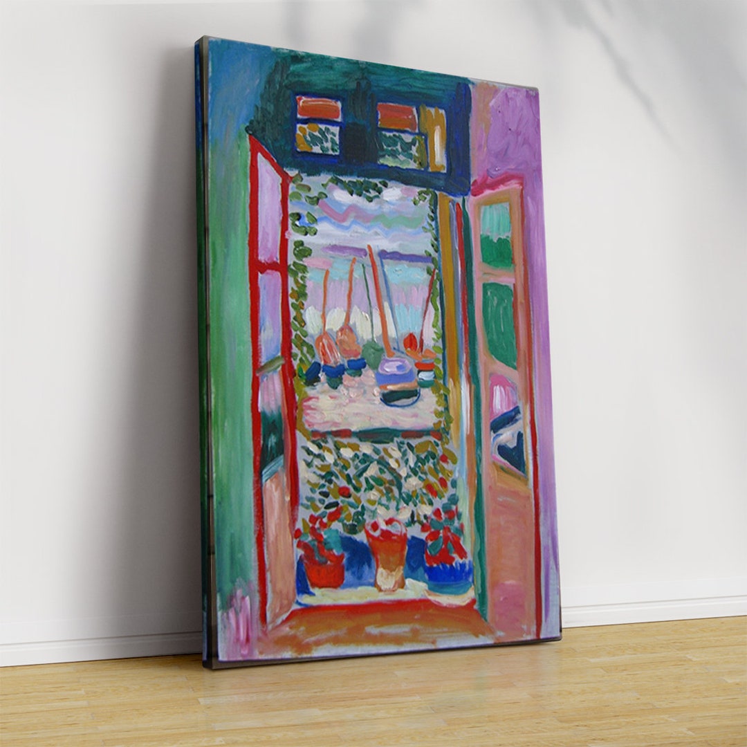 Henri Matisse Open Window Fauvism Painting Modern Colorful Poster ...