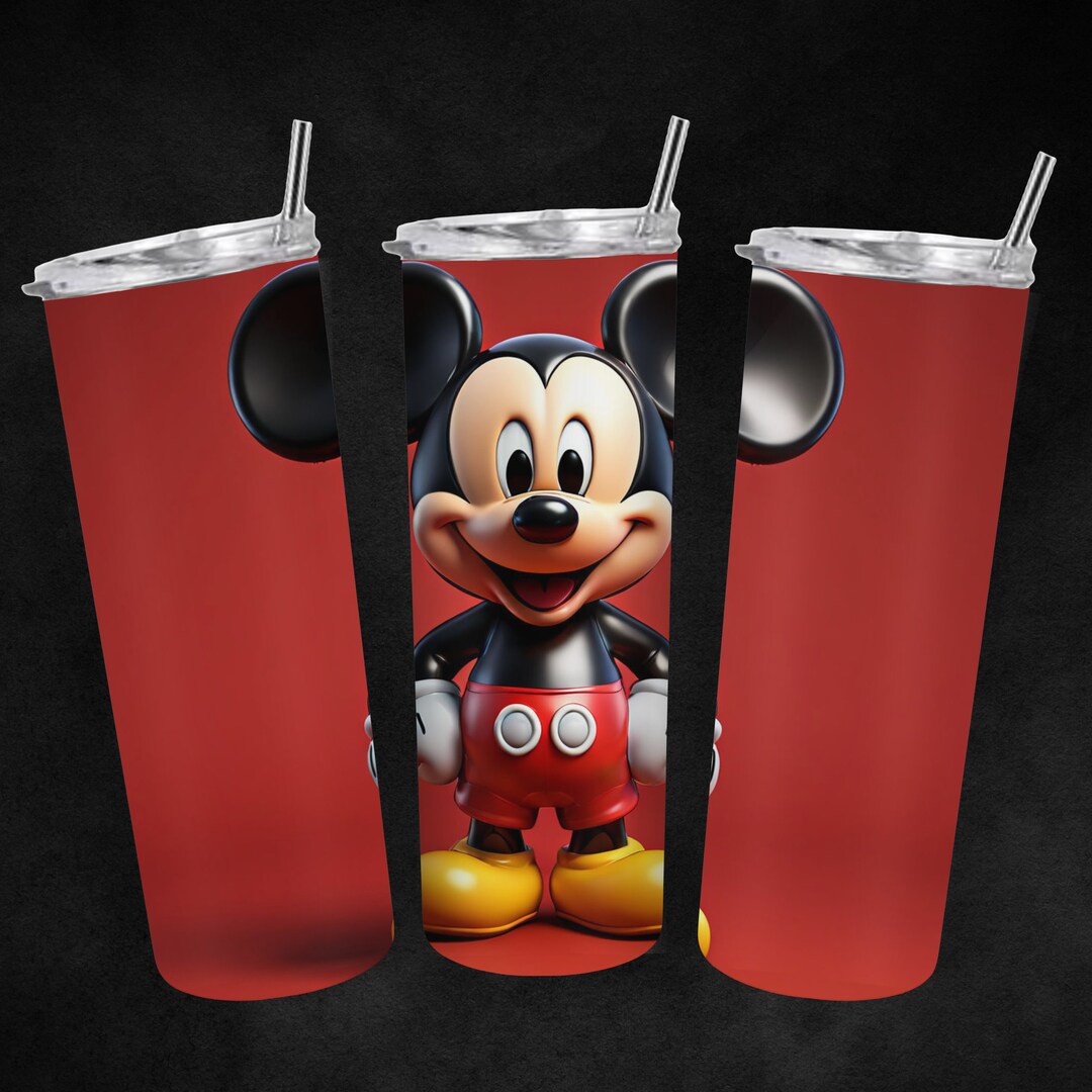Mickey Mouse Tumbler Wrap, 20 Oz Tumbler Wrap, 3D Cartoon Tumbler Wrap ...