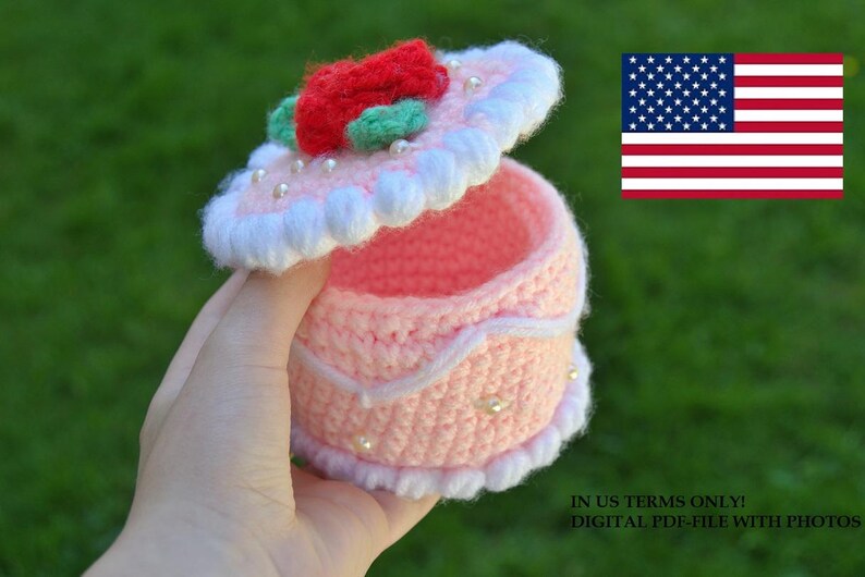 Birthday Cake Box Crochet Pattern - Etsy