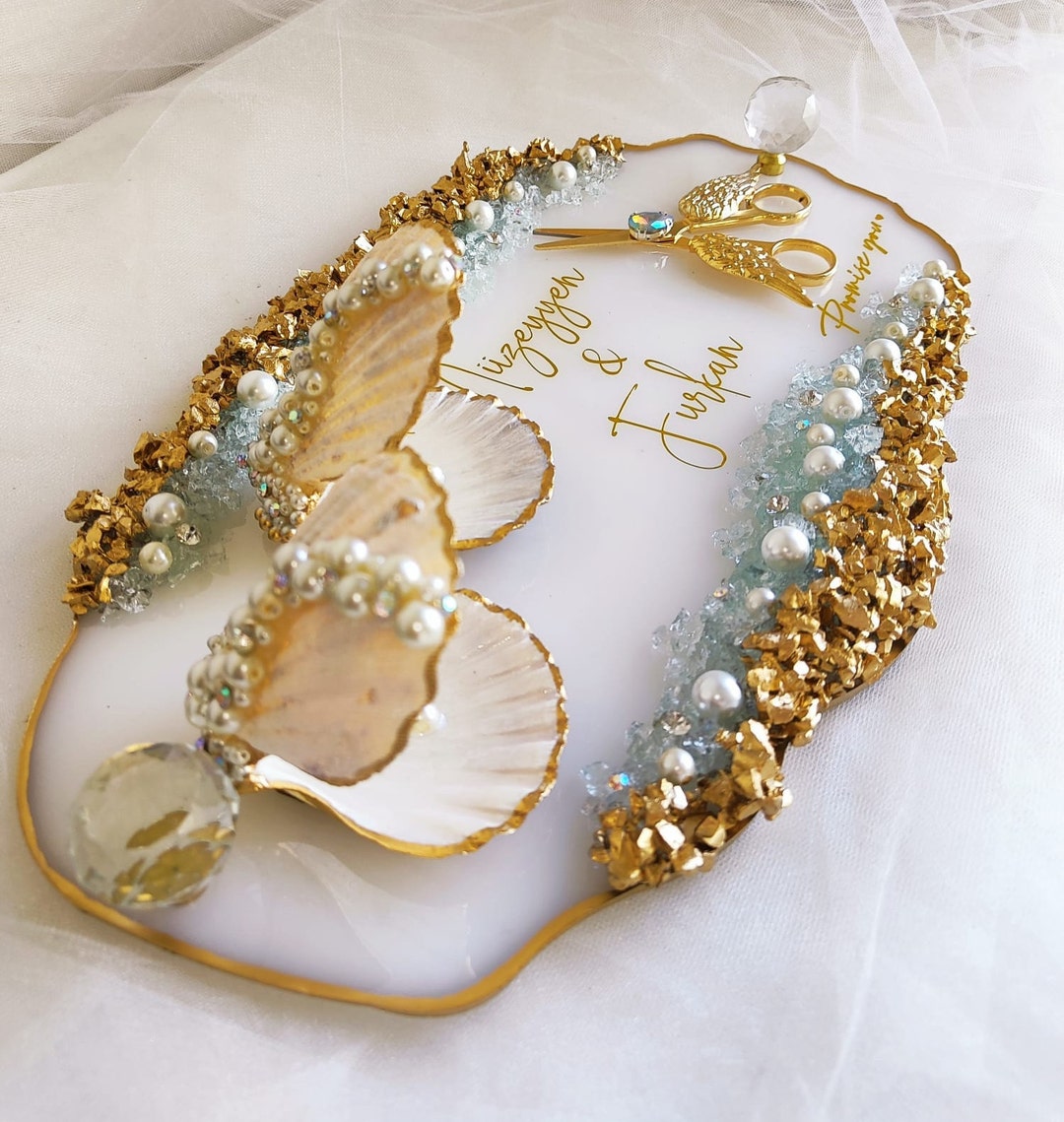 Personalized Resin Tray, Custom Epoxy Tray, Serving Tray, Decorative ...