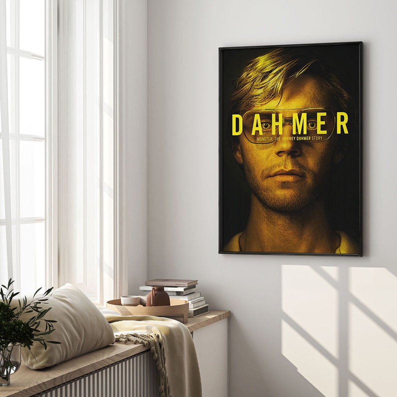 Dahmer Monster the Jeffrey Dahmer Story Movie Poster Canvas Wall Art ...