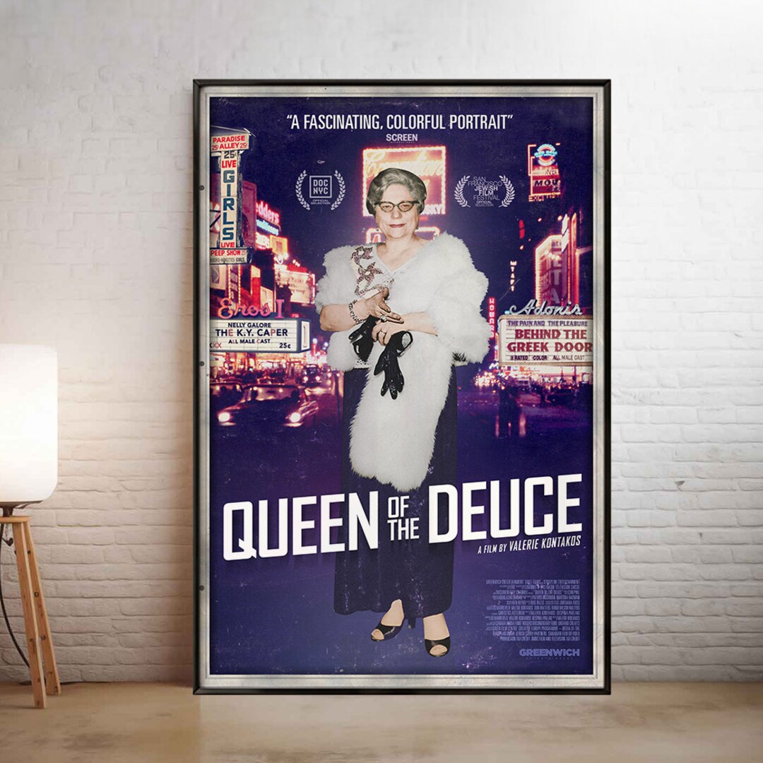 Queen of the Deuce Movie Poster Canvas Wall Art for Bedroom Aesthetic ...