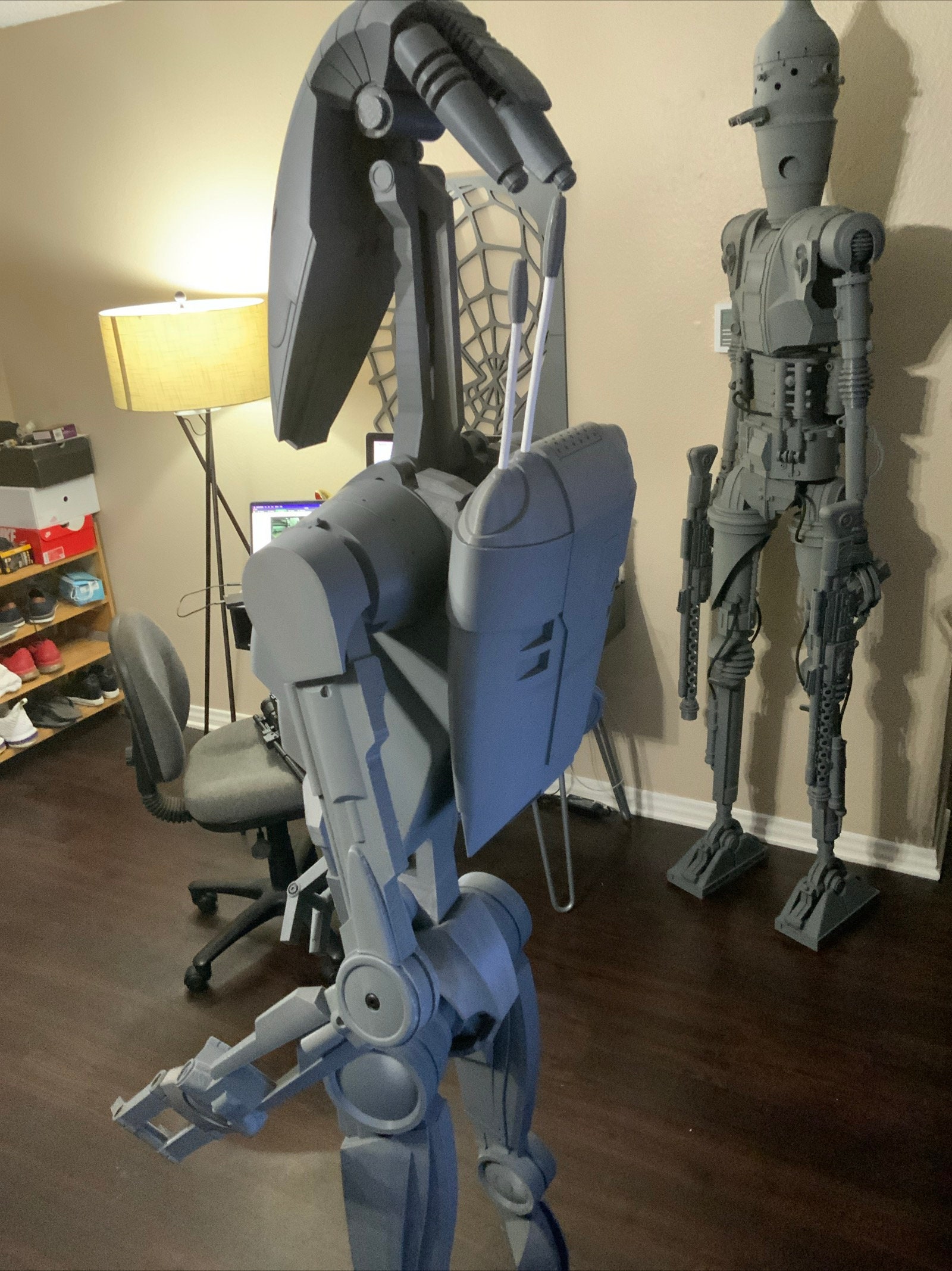 Star Wars Life Size Battle Droid 3d Printed Kit With Bolts Over 6 Tall ...