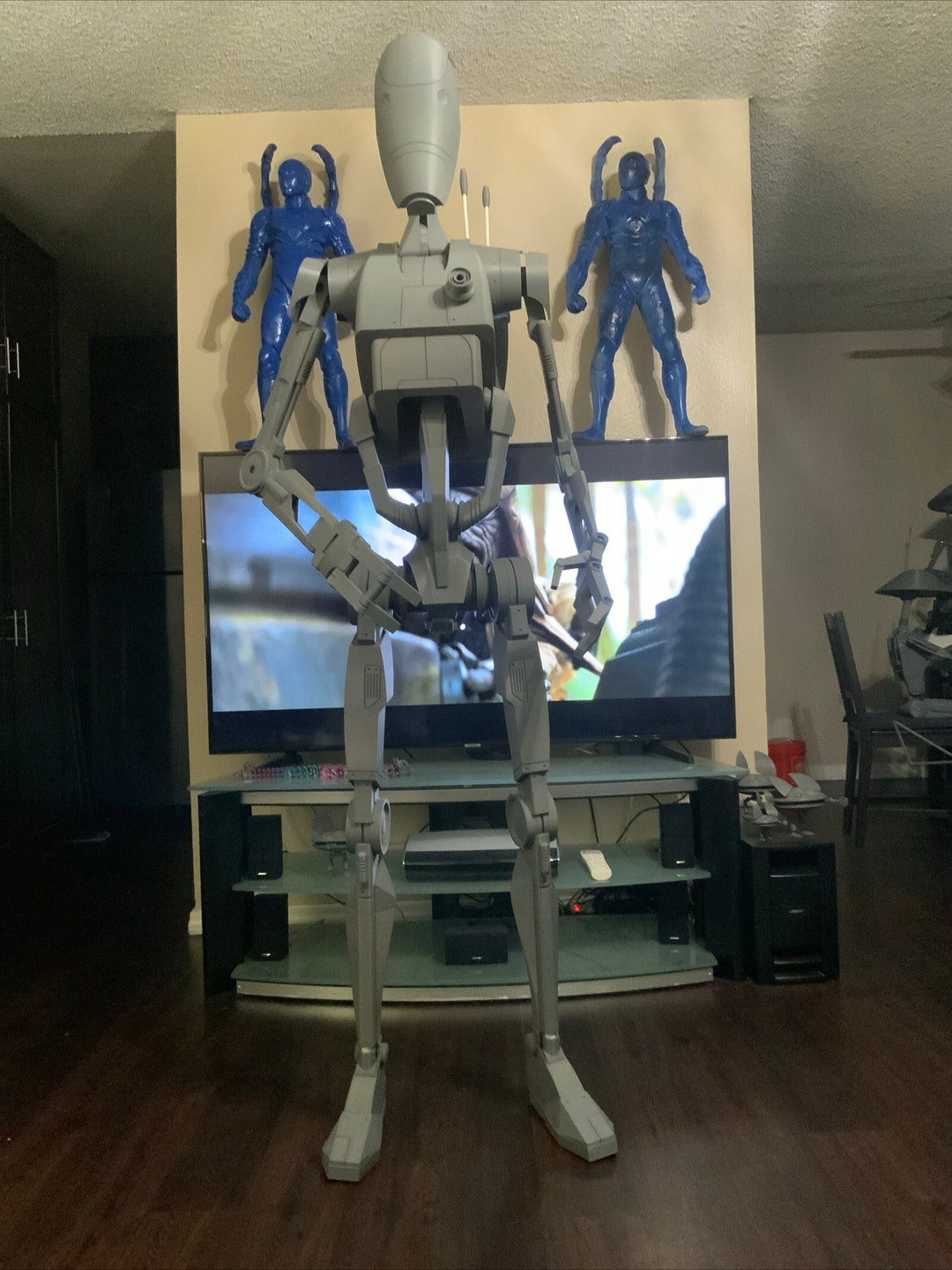 Star Wars Life Size Battle Droid 3d Printed Kit With Bolts Over 6 Tall ...