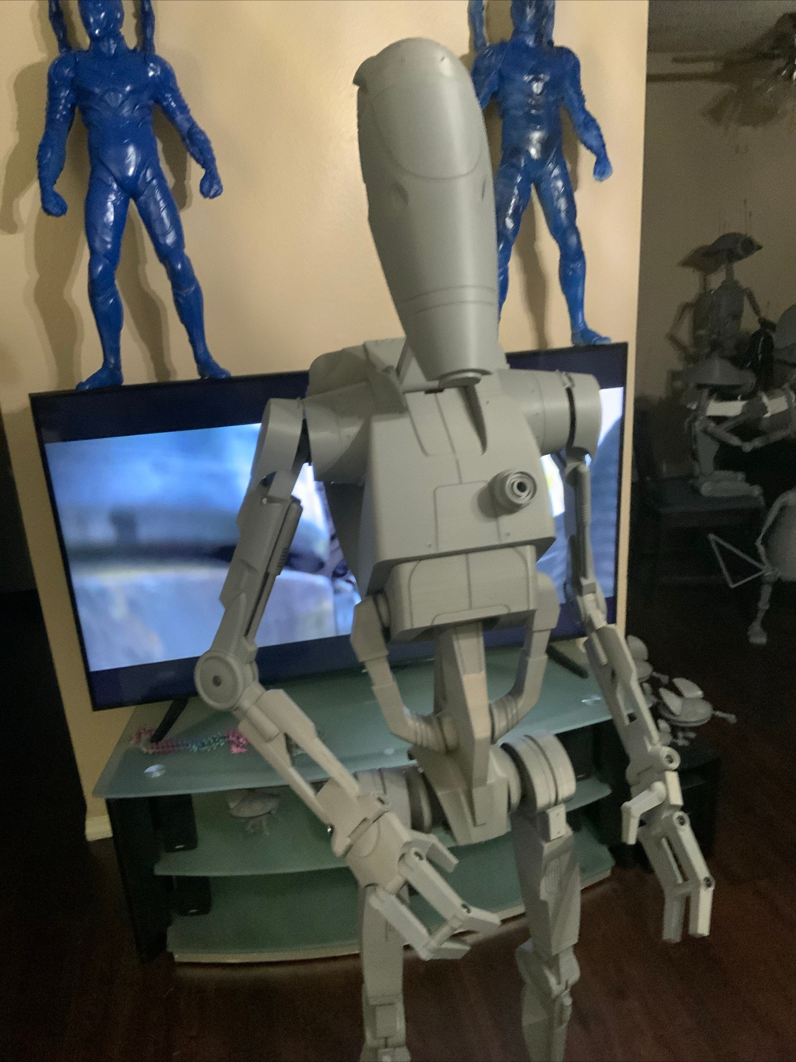 Star Wars Life Size Battle Droid 3d Printed Kit With Bolts Over 6 Tall ...