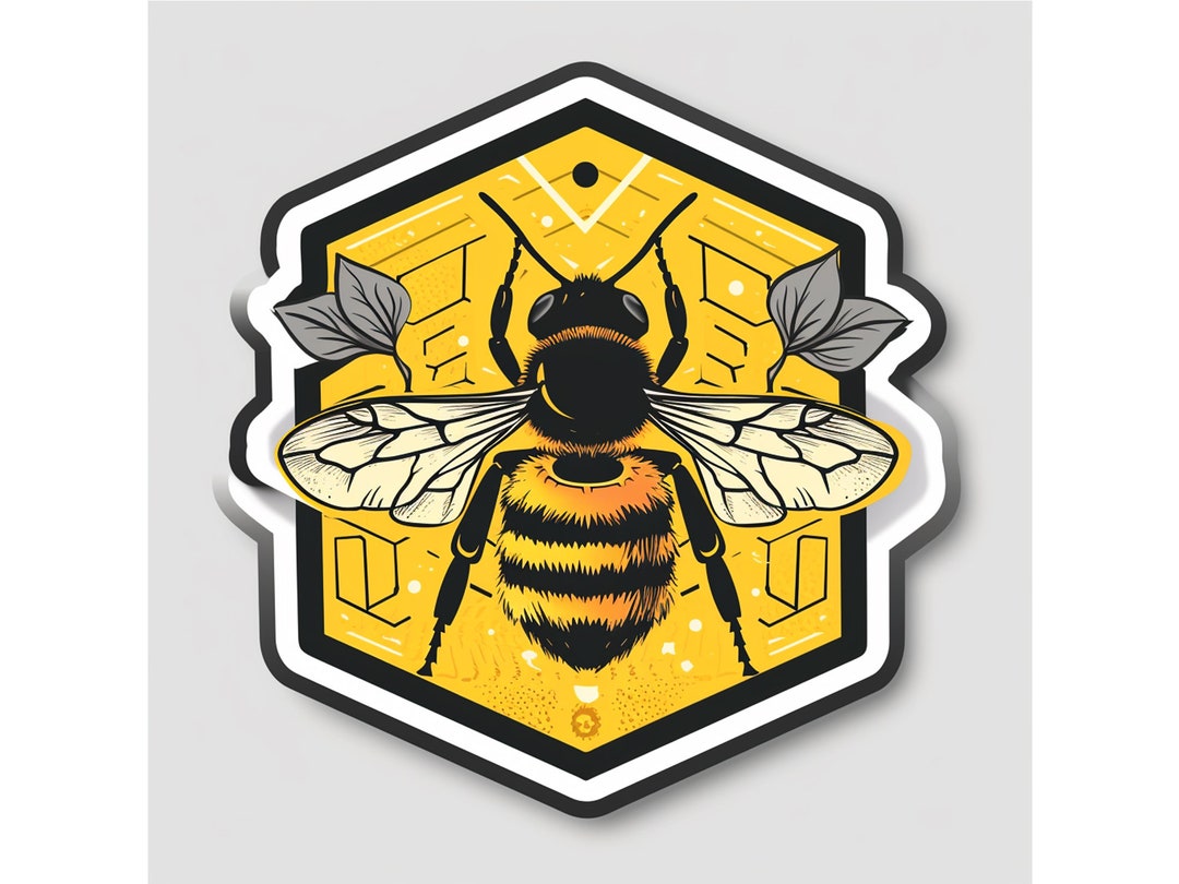 Bee Collecting Nectar Clip Art PNG, Bee PNG - Etsy