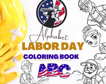 Labor Day Coloring Page Printable - Etsy