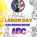 Printable Labor Day Coloring Sheets - Alphabet Happy Labor Day Pages ...