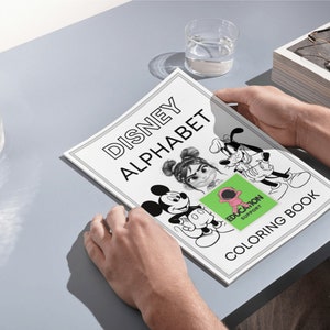 Printable Disney Coloring Sheets - Alphabet Disney Character Pages for ...