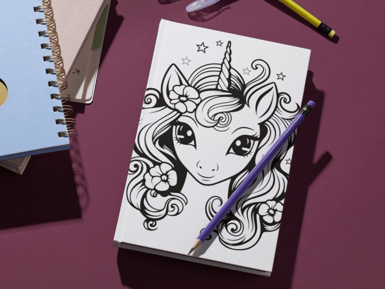 Unicorn Coloring Sheets - 500 Printable Cute Designs PNG for Creative ...