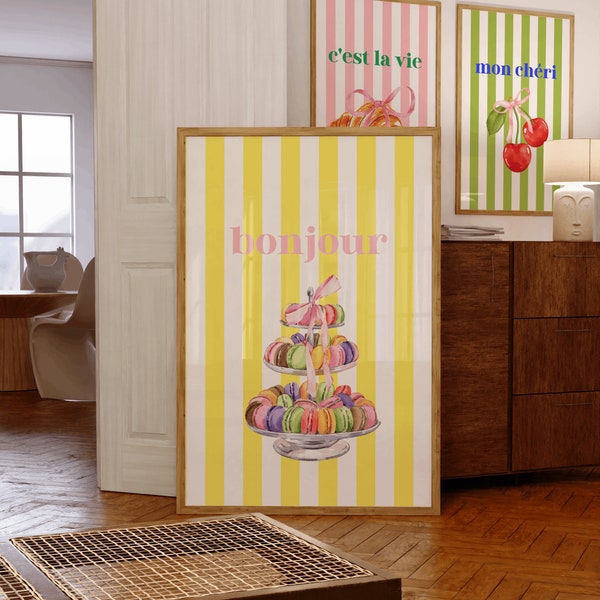 Macaron Print - Etsy