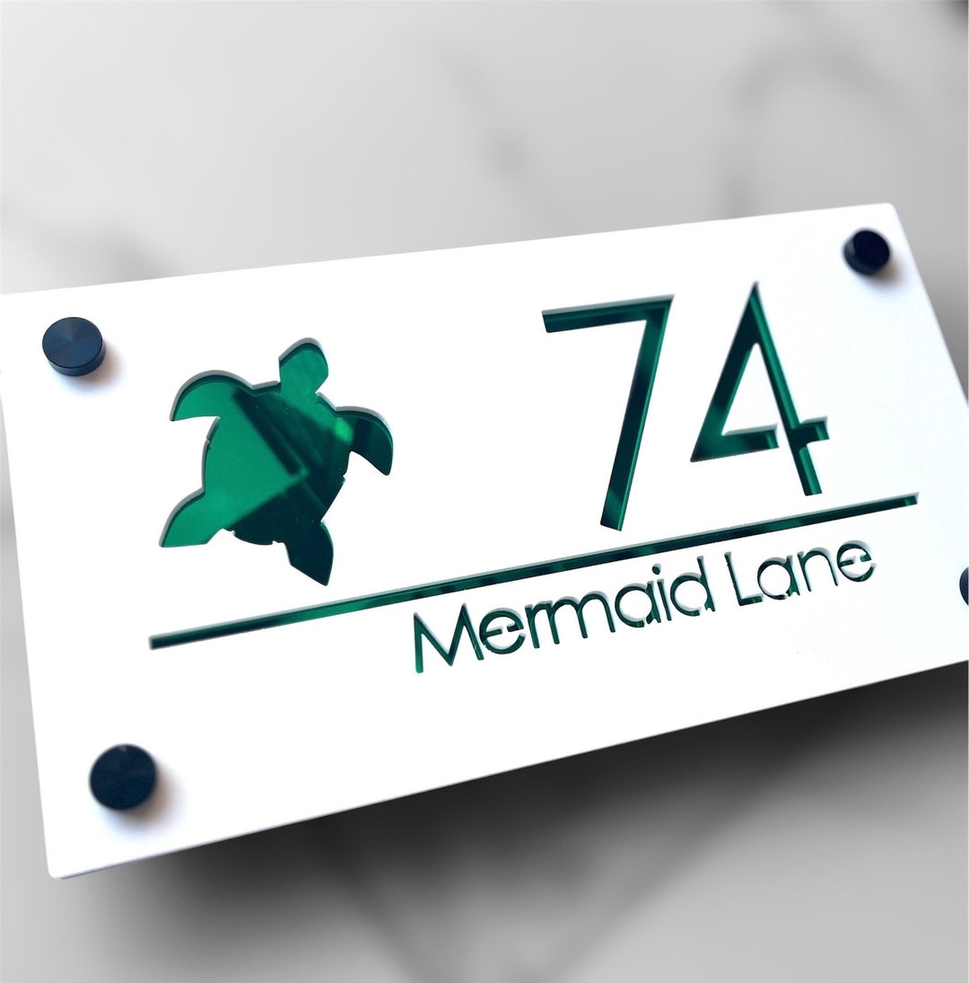 Luxe Home Address Signs Laser Cut Logo Signs Street Name Signage ...