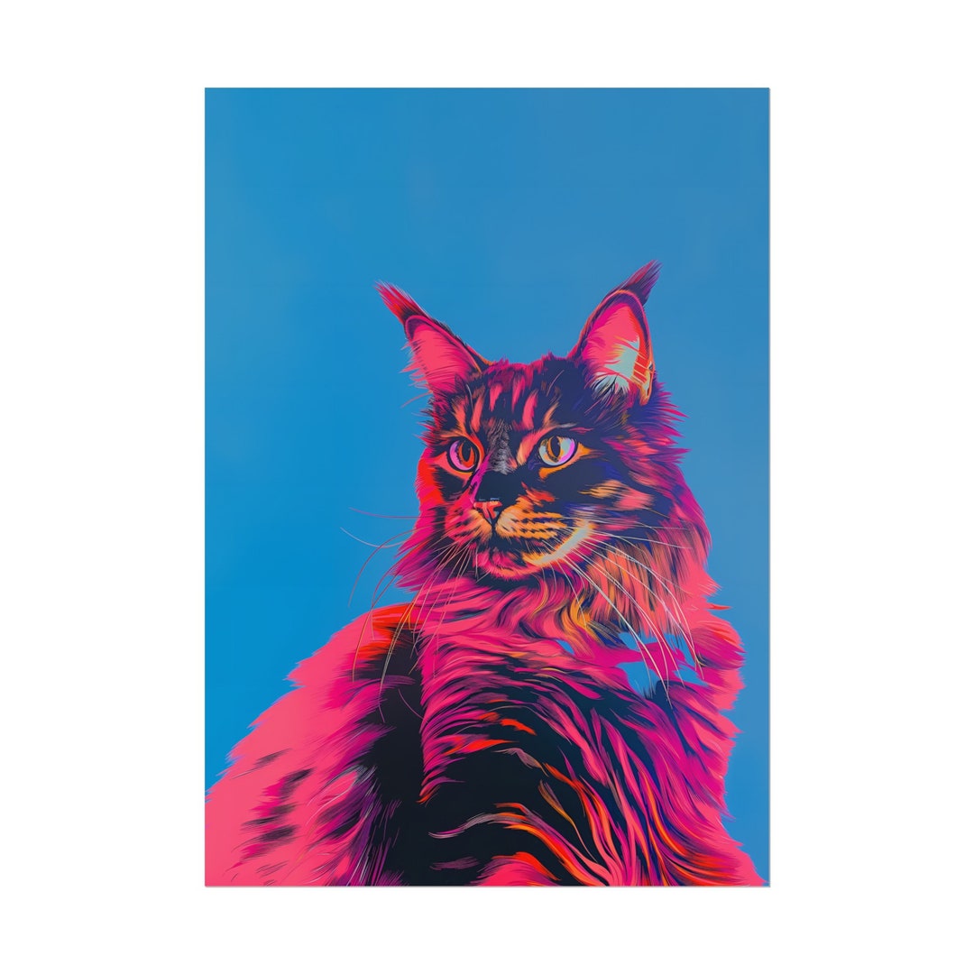 Maine Coon Poster - Etsy