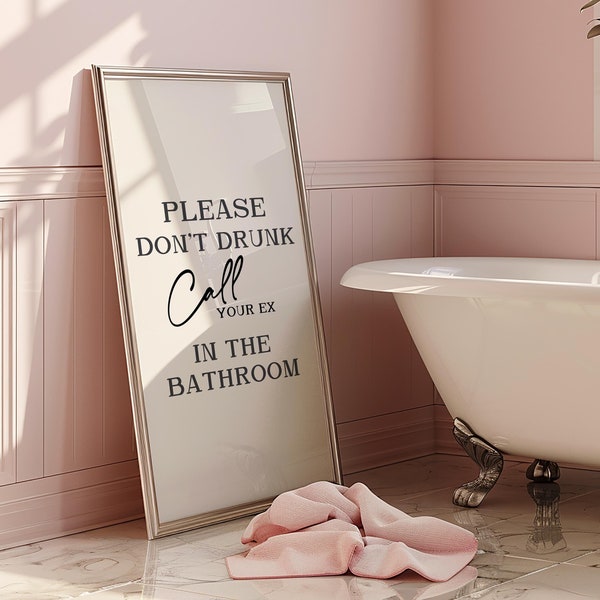 Bathroom Break Sign - Etsy