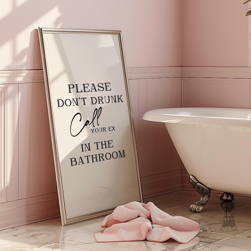 Bathroom Break Sign - Etsy