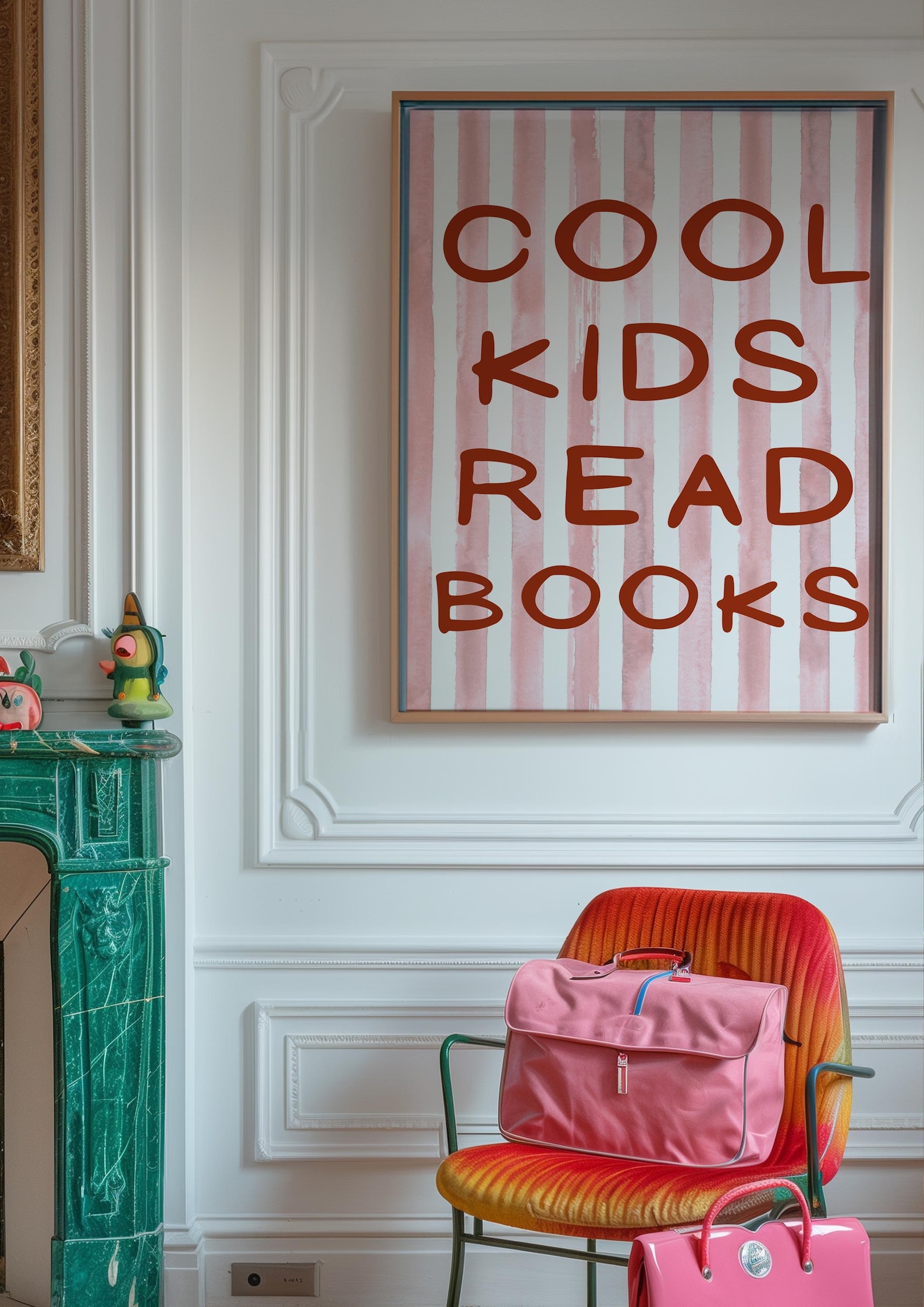 Cool Kids Read Books,playroom Wall Decor,classroom Wall Art, Homeschool ...