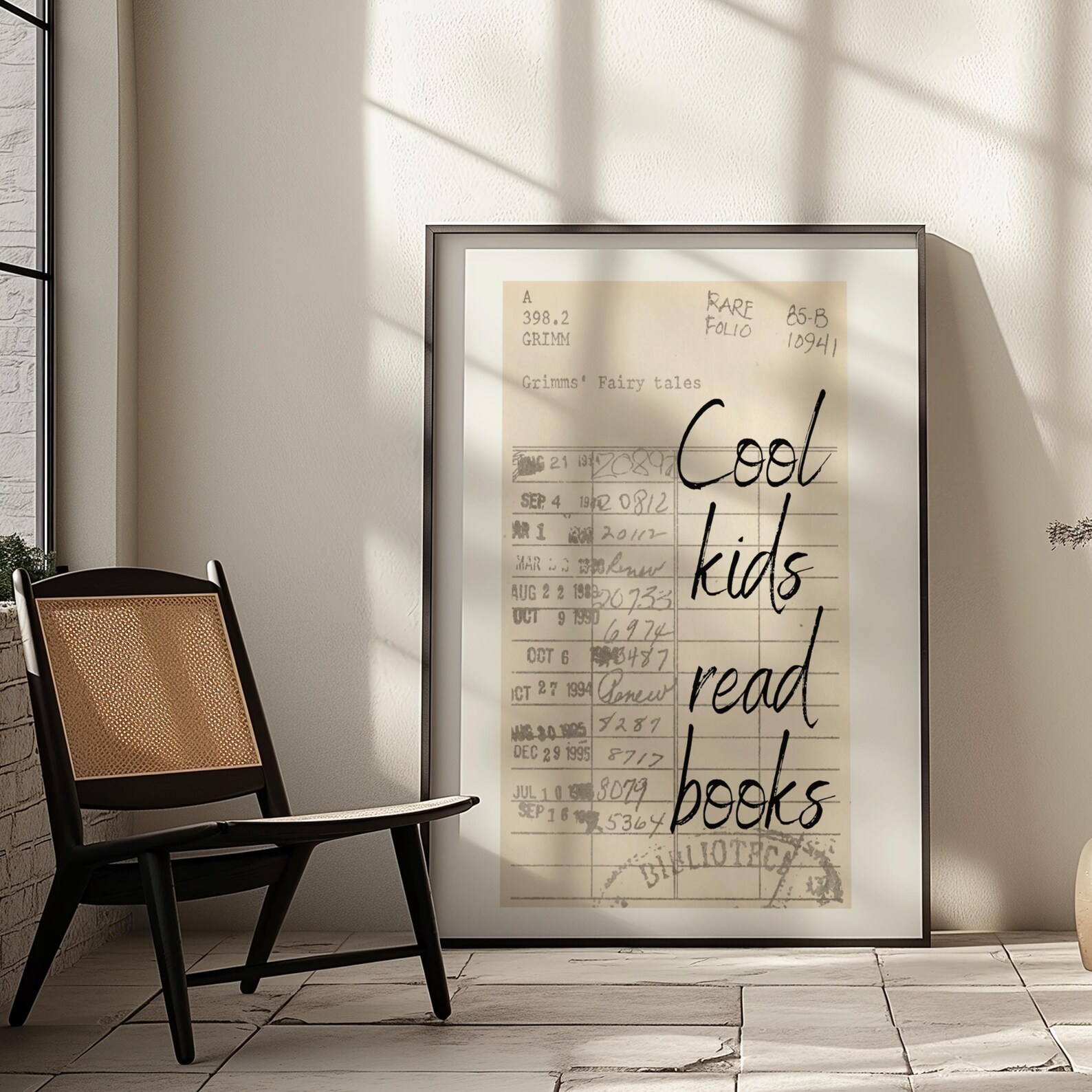 Cool Kids Read Books,kids Reading Book,playroom Wall Decor,classroom ...
